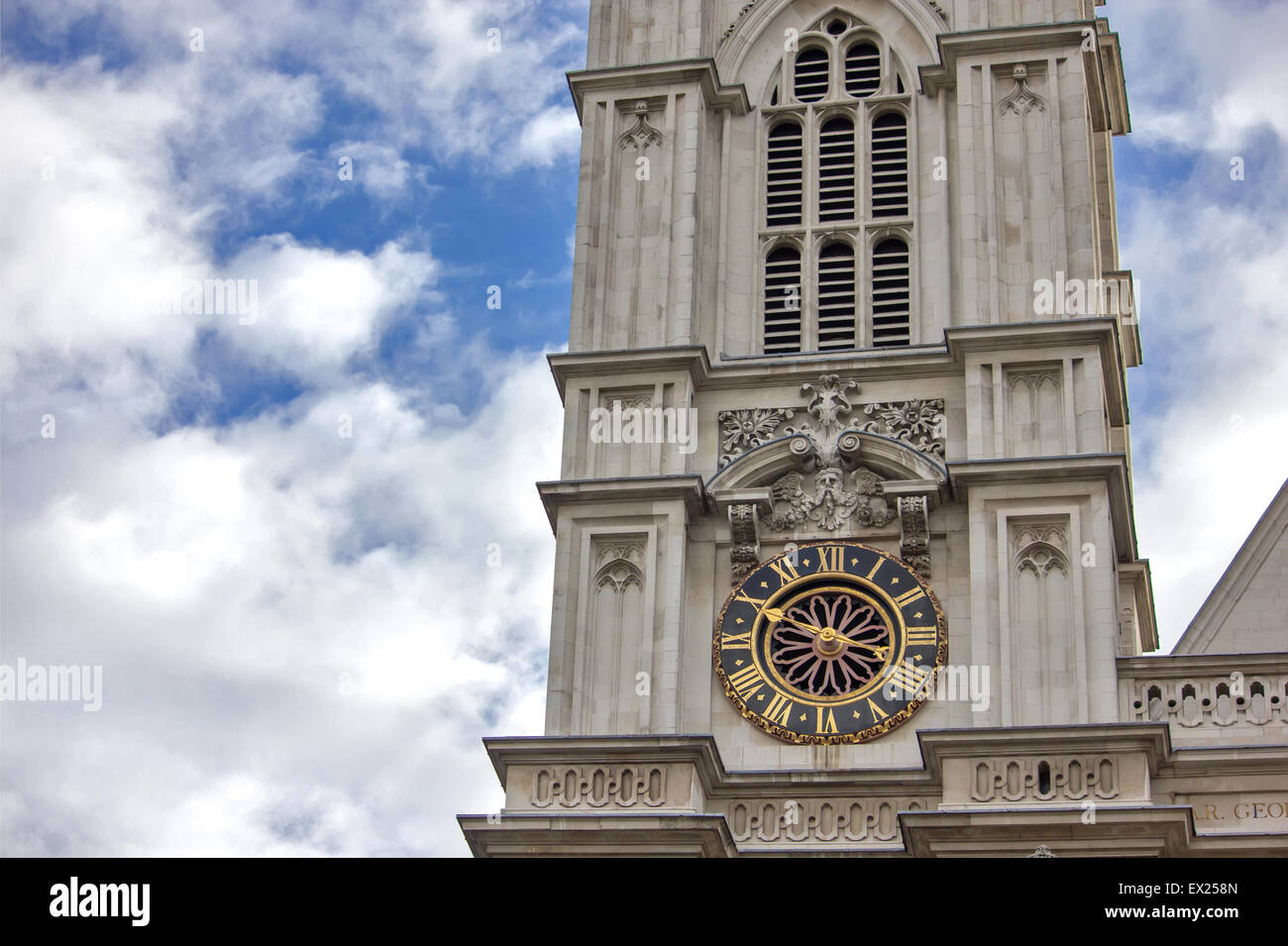 Western facade, Westminster Abbey, London Stock Photo - Alamy