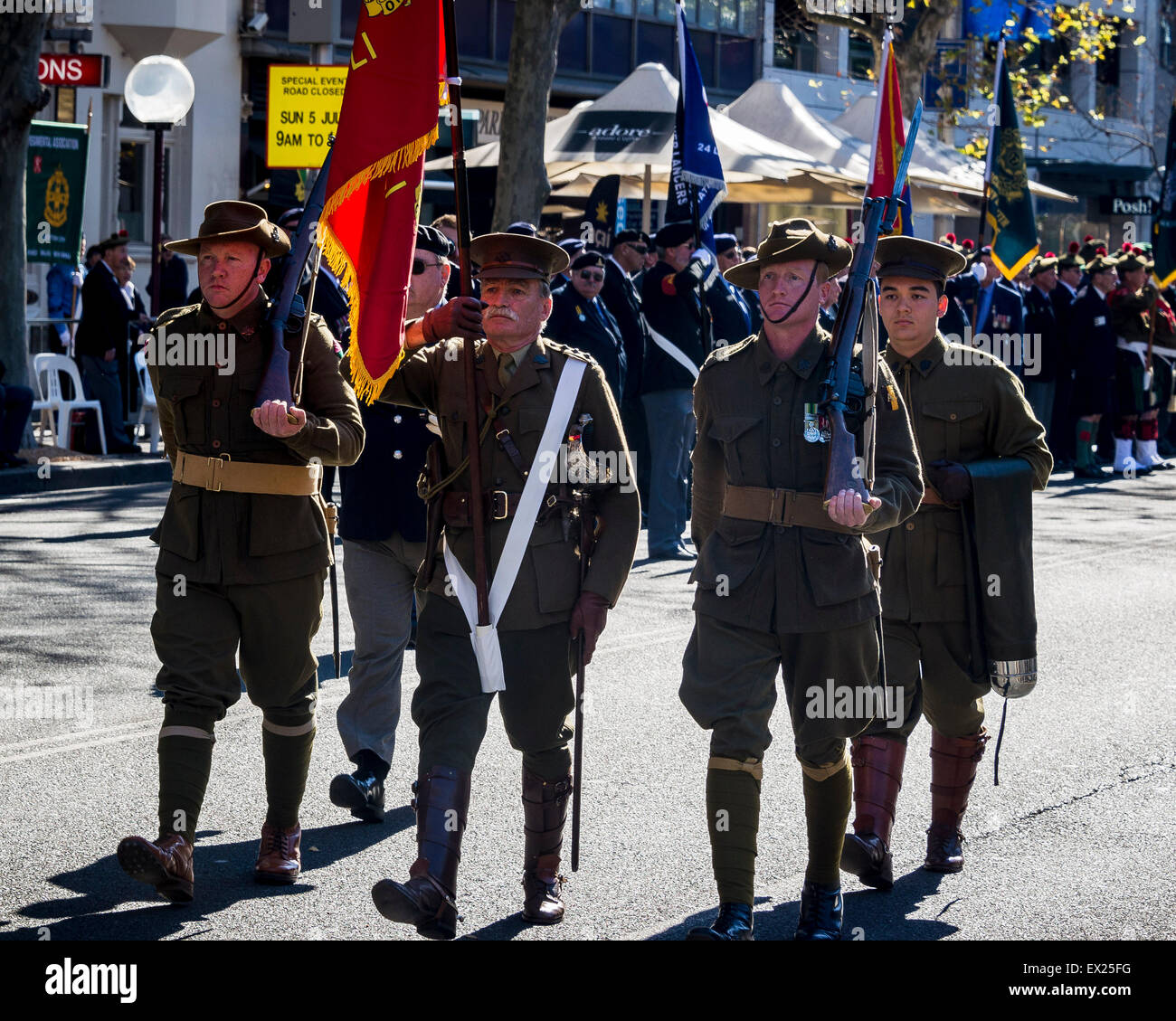 Sydney, Australia. 05th July, 2015. Defence Force Reservists past and ...