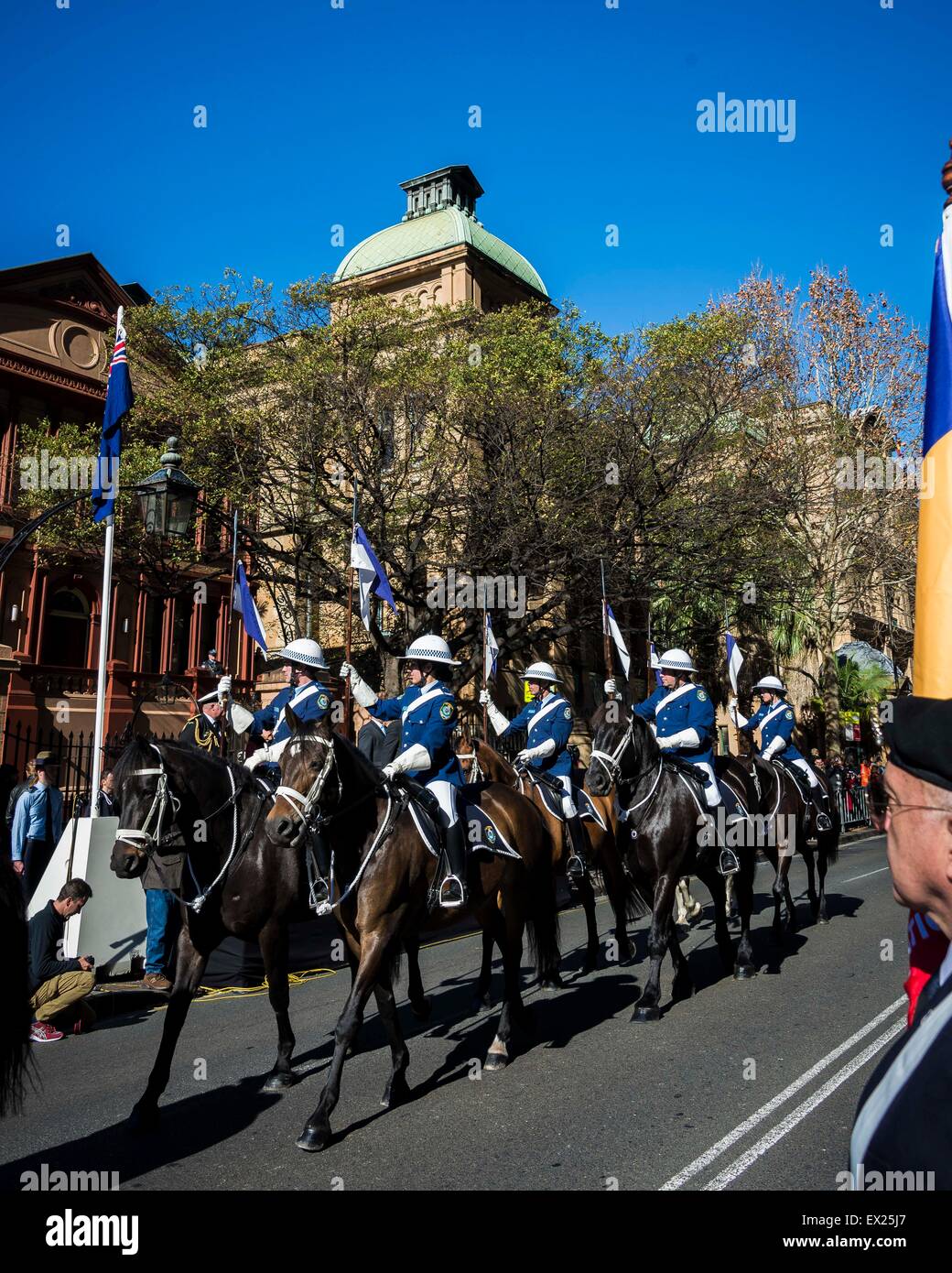 Sydney, Australia. 05th July, 2015. Defence Force Reservists past and ...