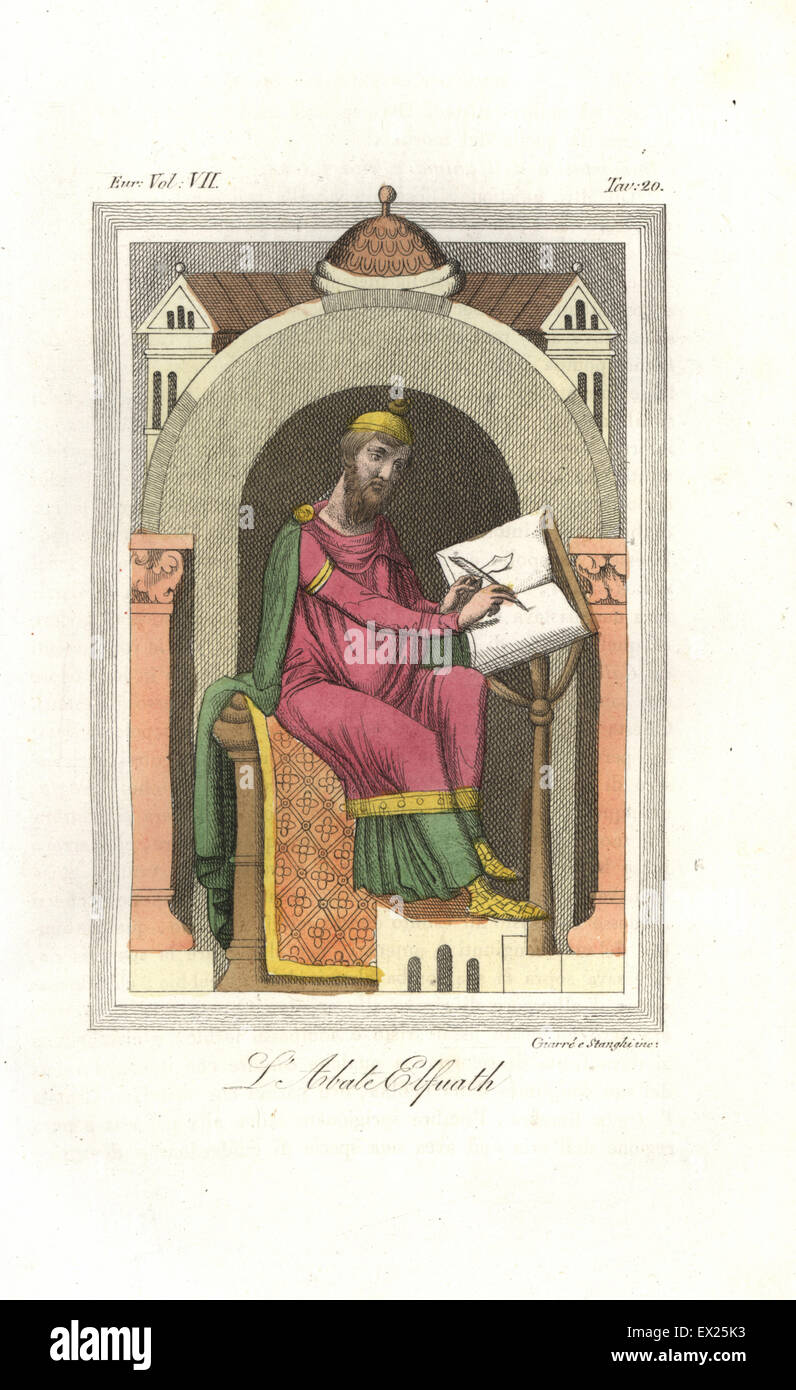 Medieval monk scribe hi-res stock photography and images - Alamy