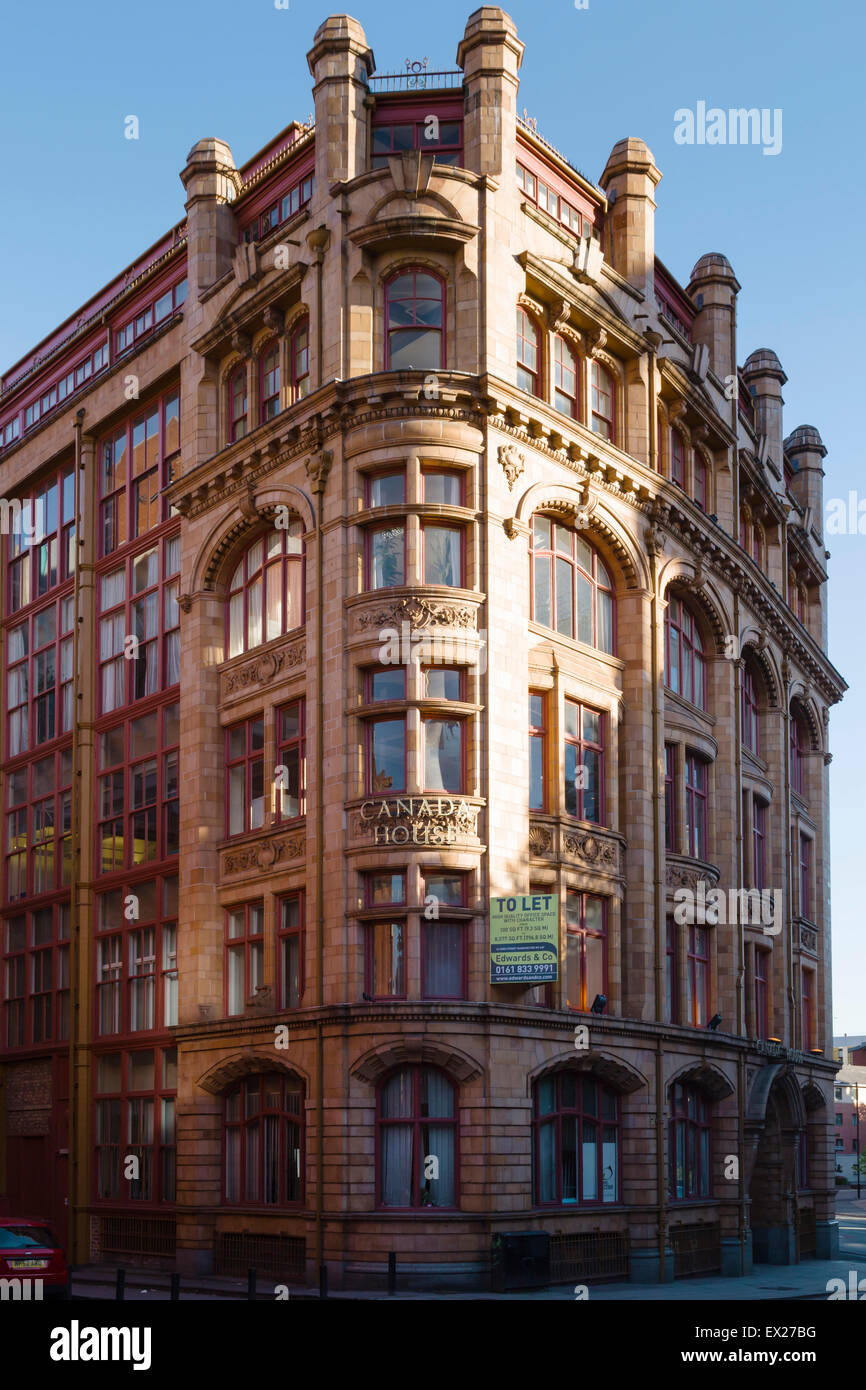 Canada House, Manchester, an Edwardian Art Nouveau warehouse, now ...