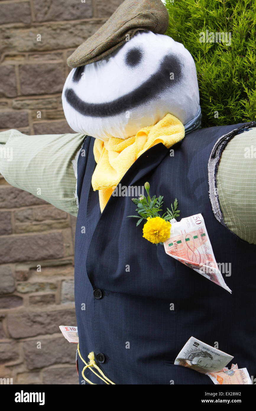 Straw stuffed bird frightener hi-res stock photography and images - Alamy