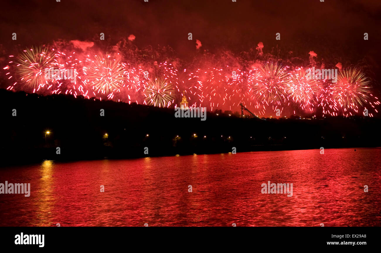 Fireworks festival in moscow hi-res stock photography and images - Alamy
