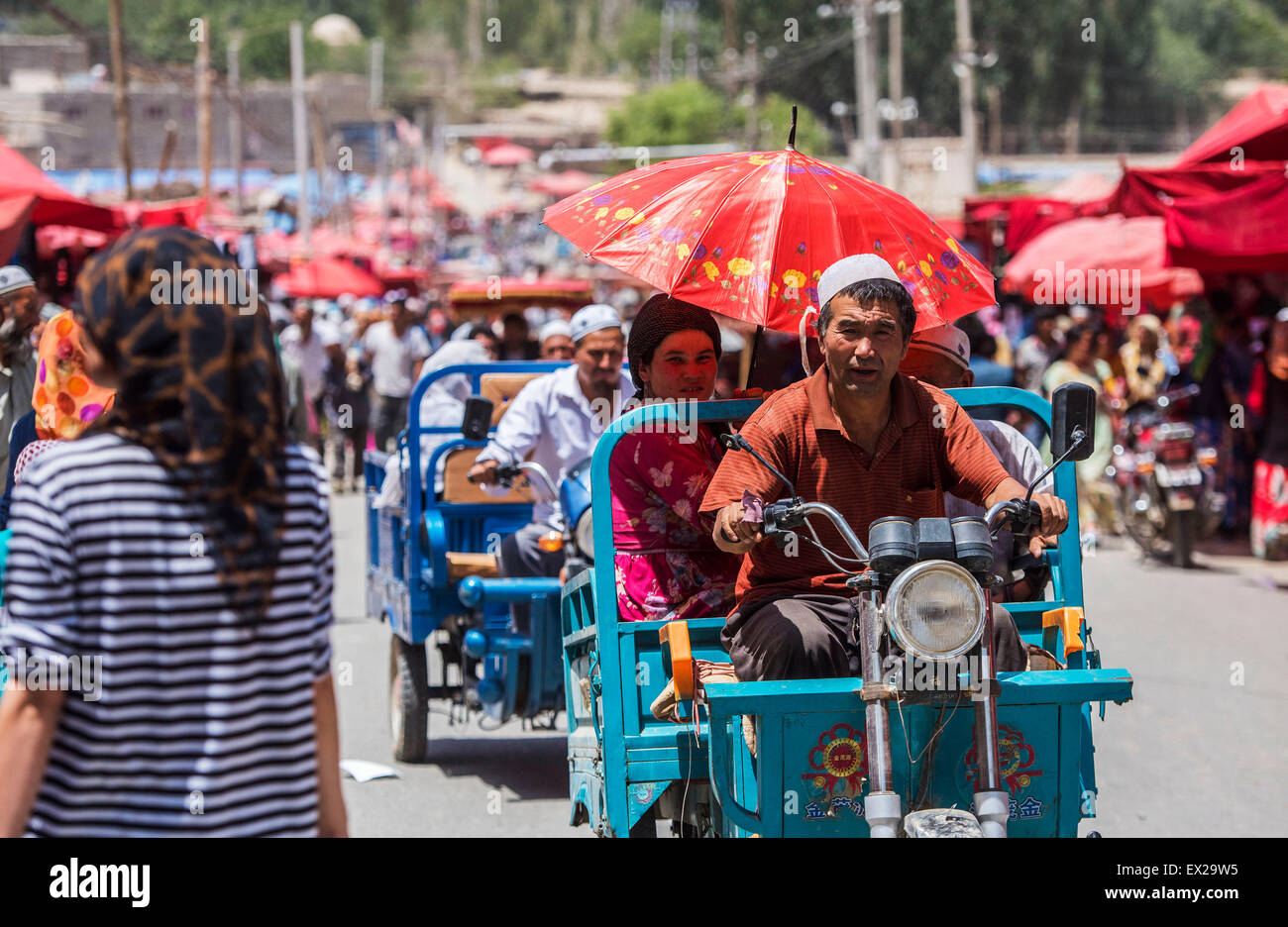 Pishan, China's Xinjiang Uygur Autonomous Region. 5th July, 2015 ...