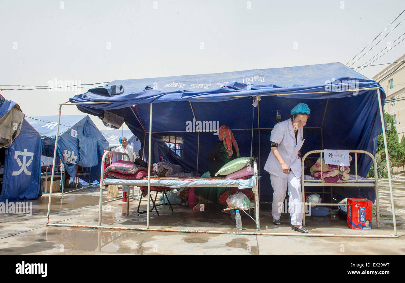 Pishan, China's Xinjiang Uygur Autonomous Region. 5th July, 2015 ...