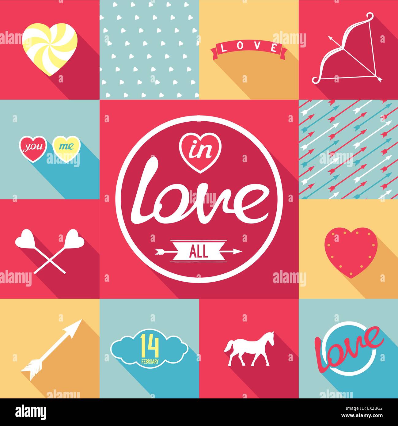 Love Symbols Stock Vector Images - Alamy