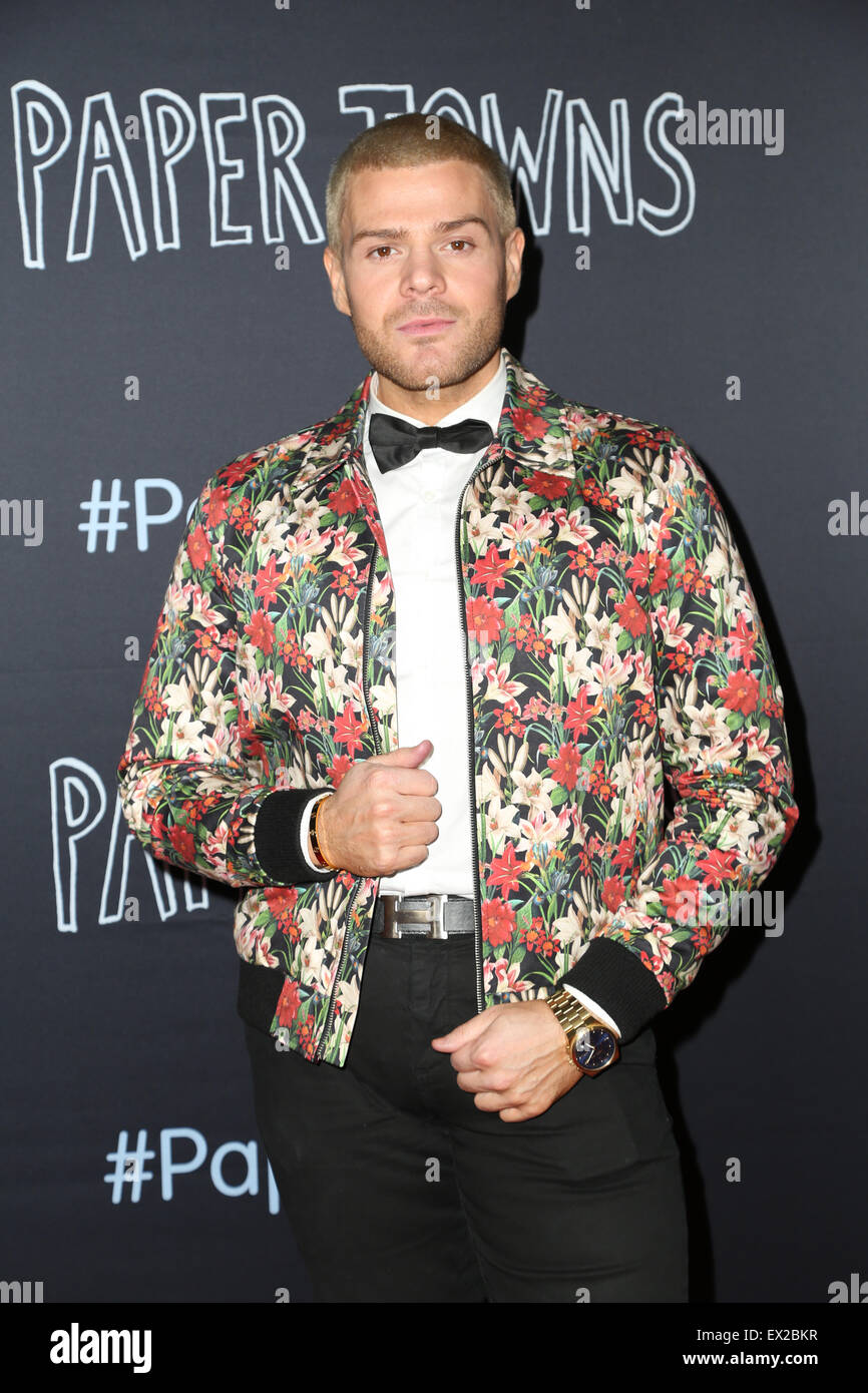 Sydney, Australia. 5 July 2015. Justin Hill arrives on the red carpet ...