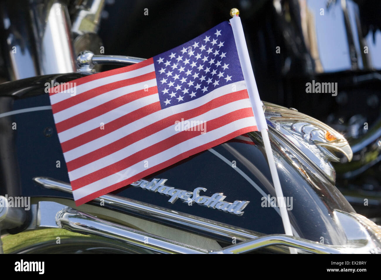 Harley davidson flags hi-res stock photography and images - Alamy