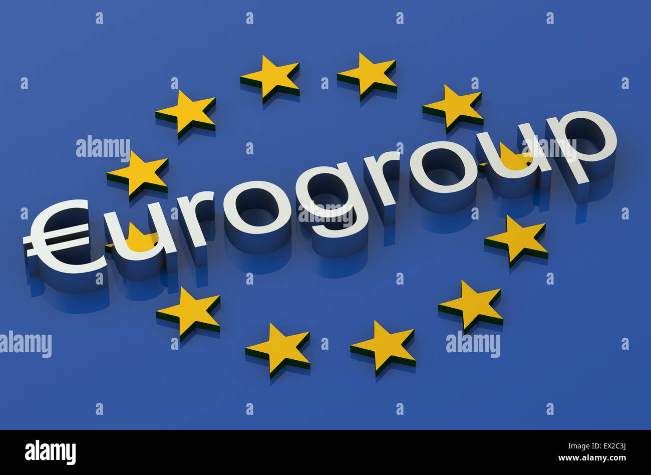Eurogroup concept isolated on white background Stock Photo - Alamy