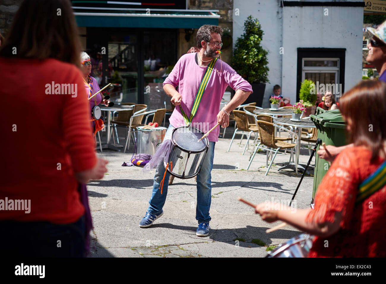 Man playing a samba drum hi-res stock photography and images - Alamy