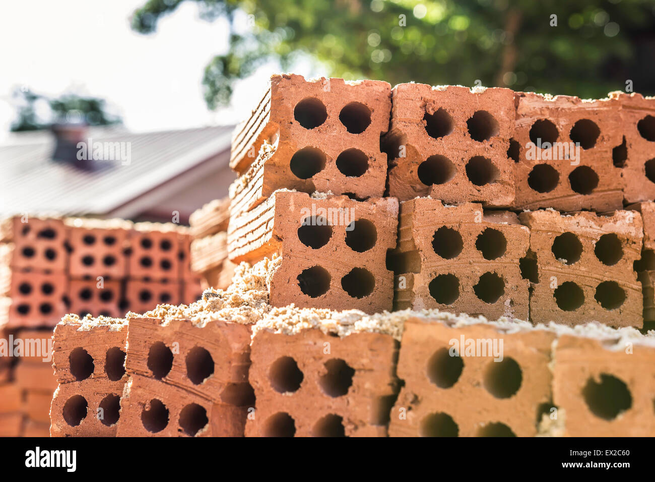 Bricks action hi-res stock photography and images - Alamy