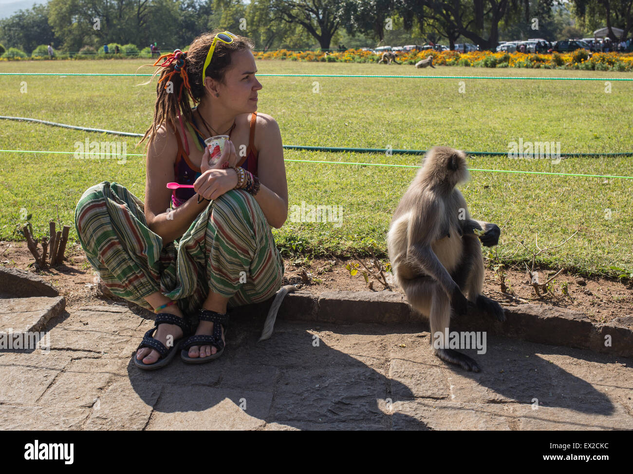 Girl Meets Monkey