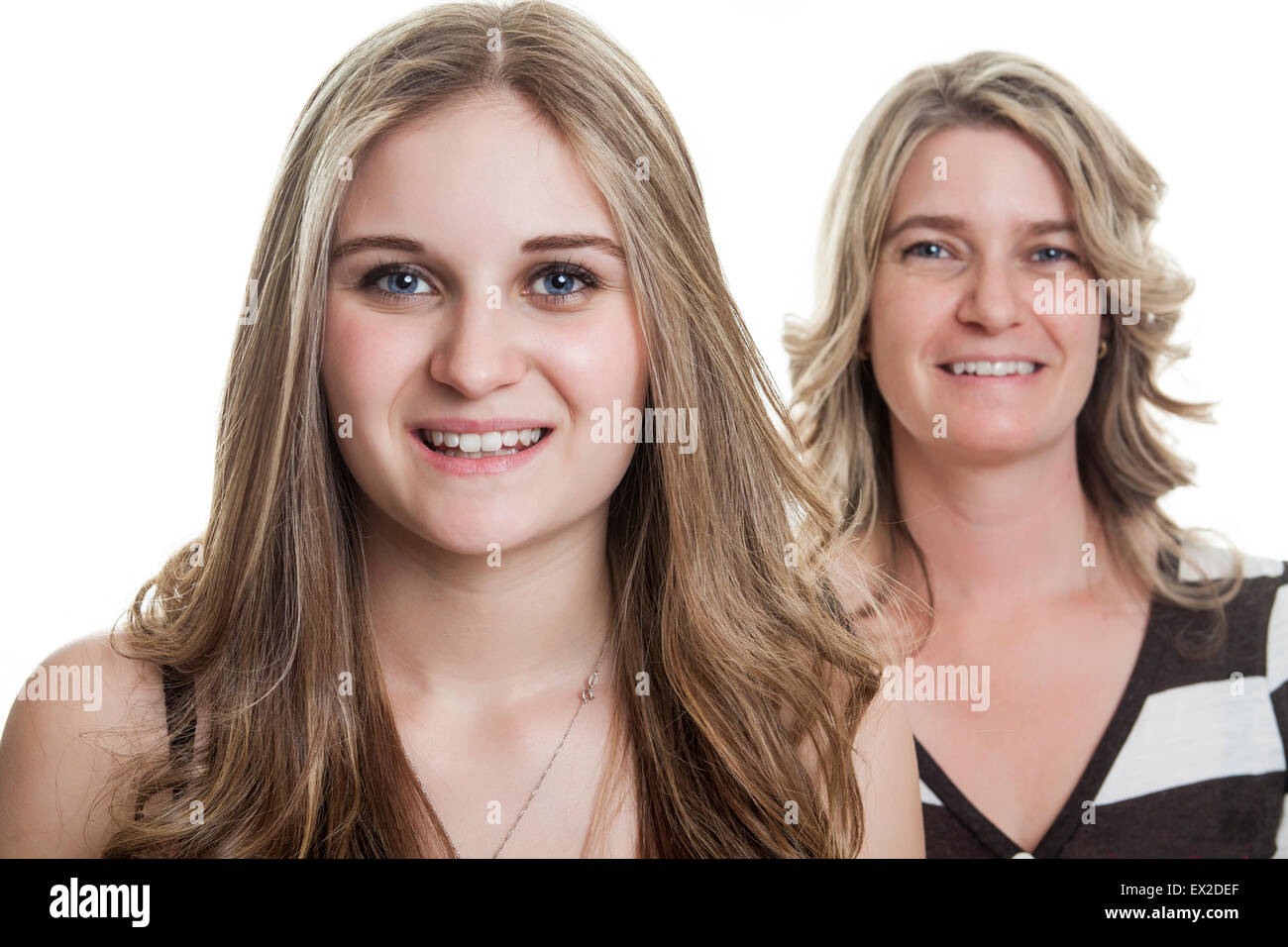 Mother smiling with her daughter Stock Photo - Alamy