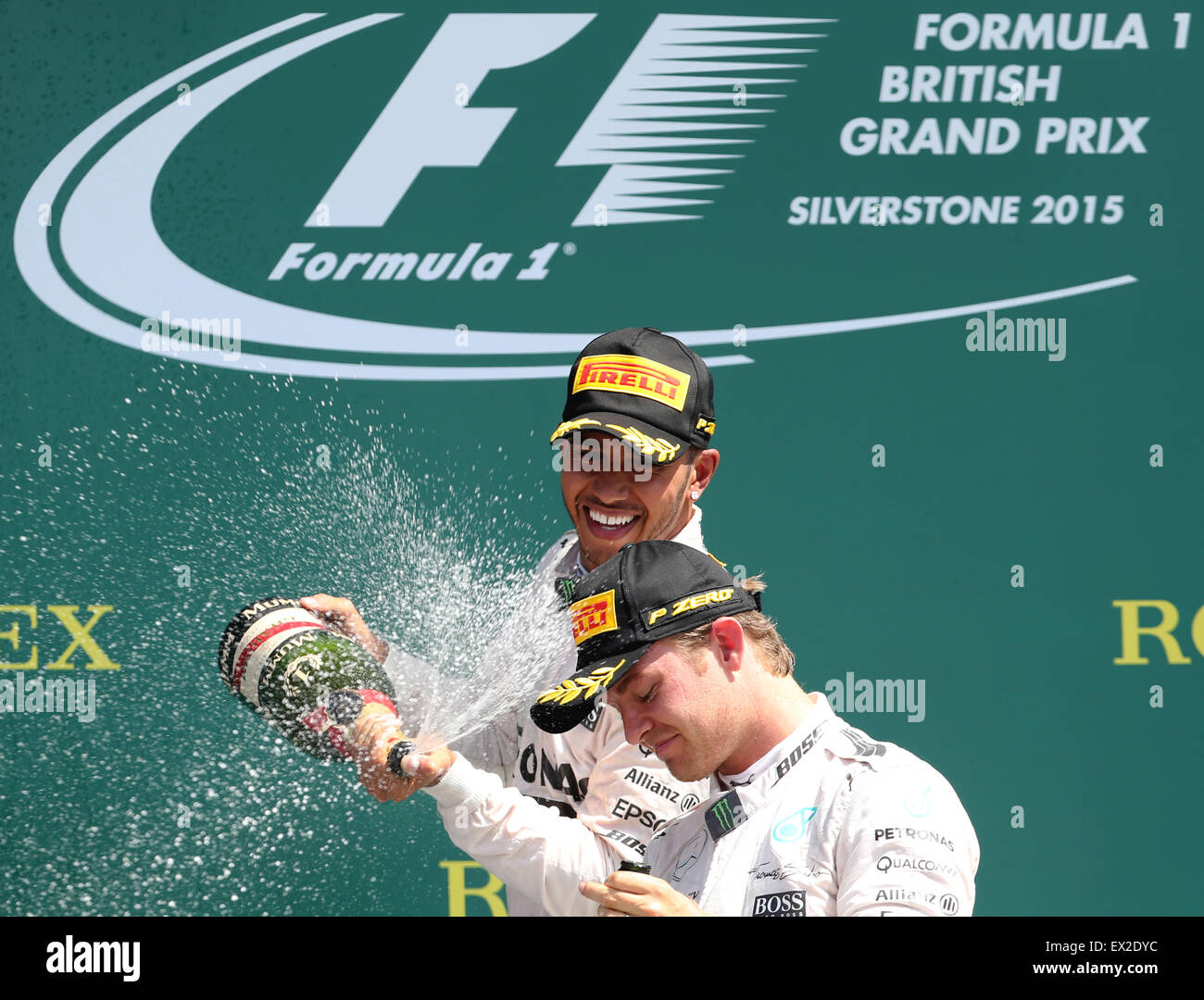 Lewis hamilton 2015 silverstone hi-res stock photography and images - Alamy