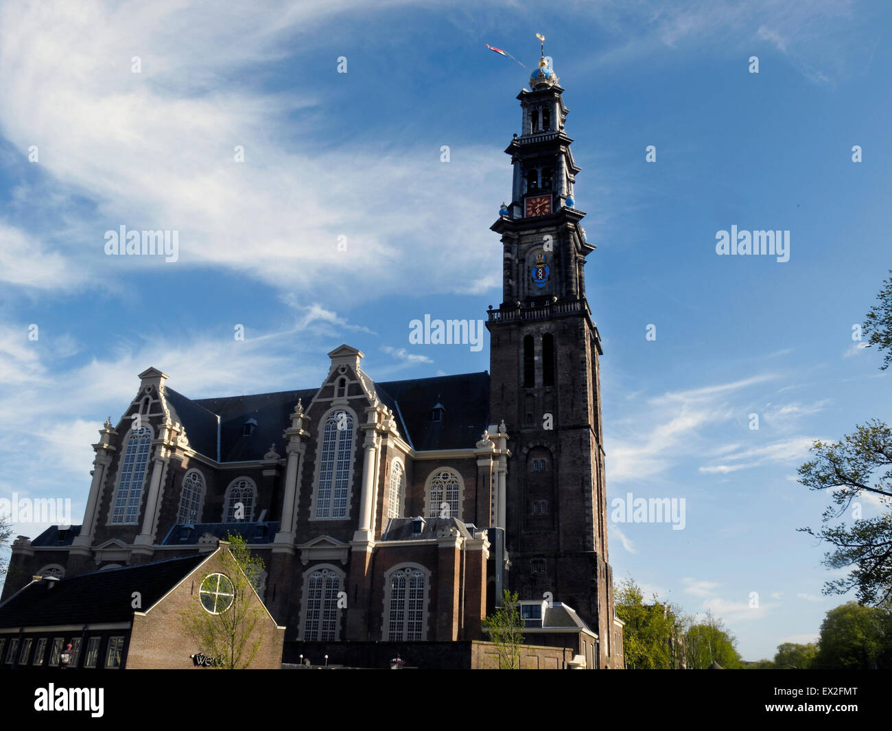 Westerkerk, Jordaan, Amsterdam, Netherlands Stock Photo - Alamy