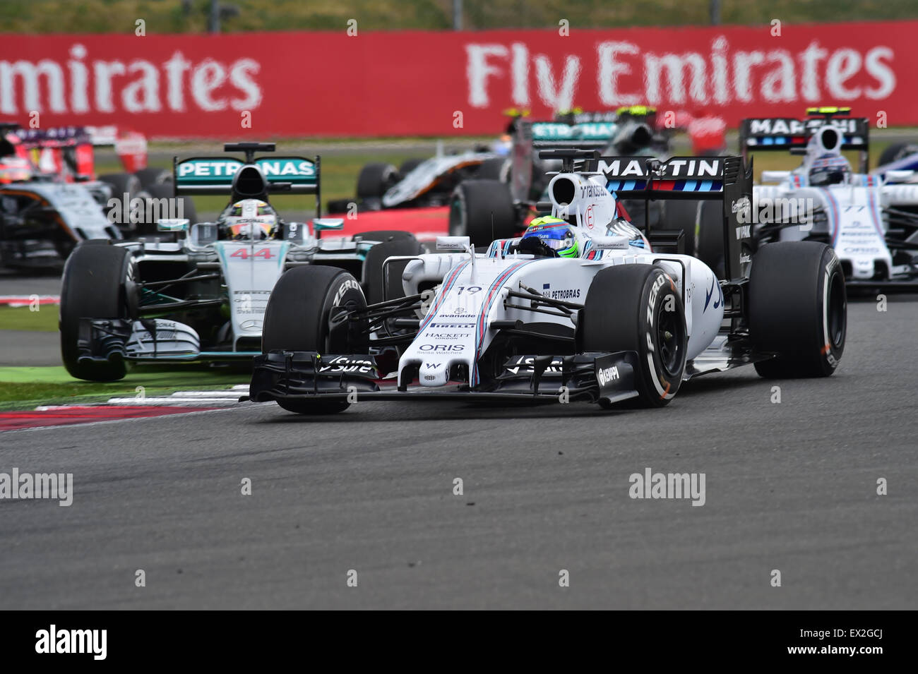 Silverstone, UK. 5th July, 2015. Felipe Massa (BRA) Williams F1 team ...