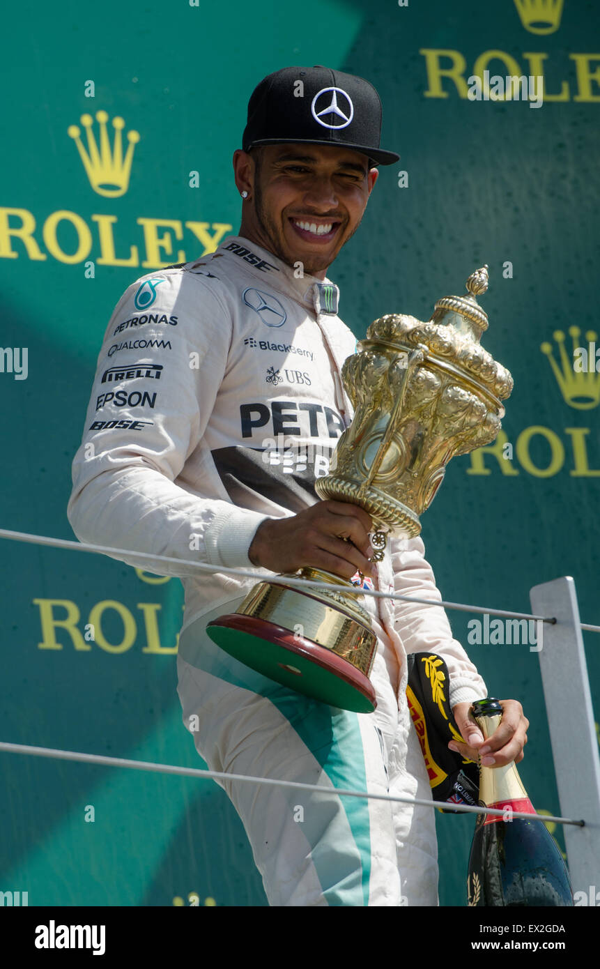 Silverstone, UK. 5th July, 2015. Lewis Hamilton (GBR), Mercedes AMG F1 ...