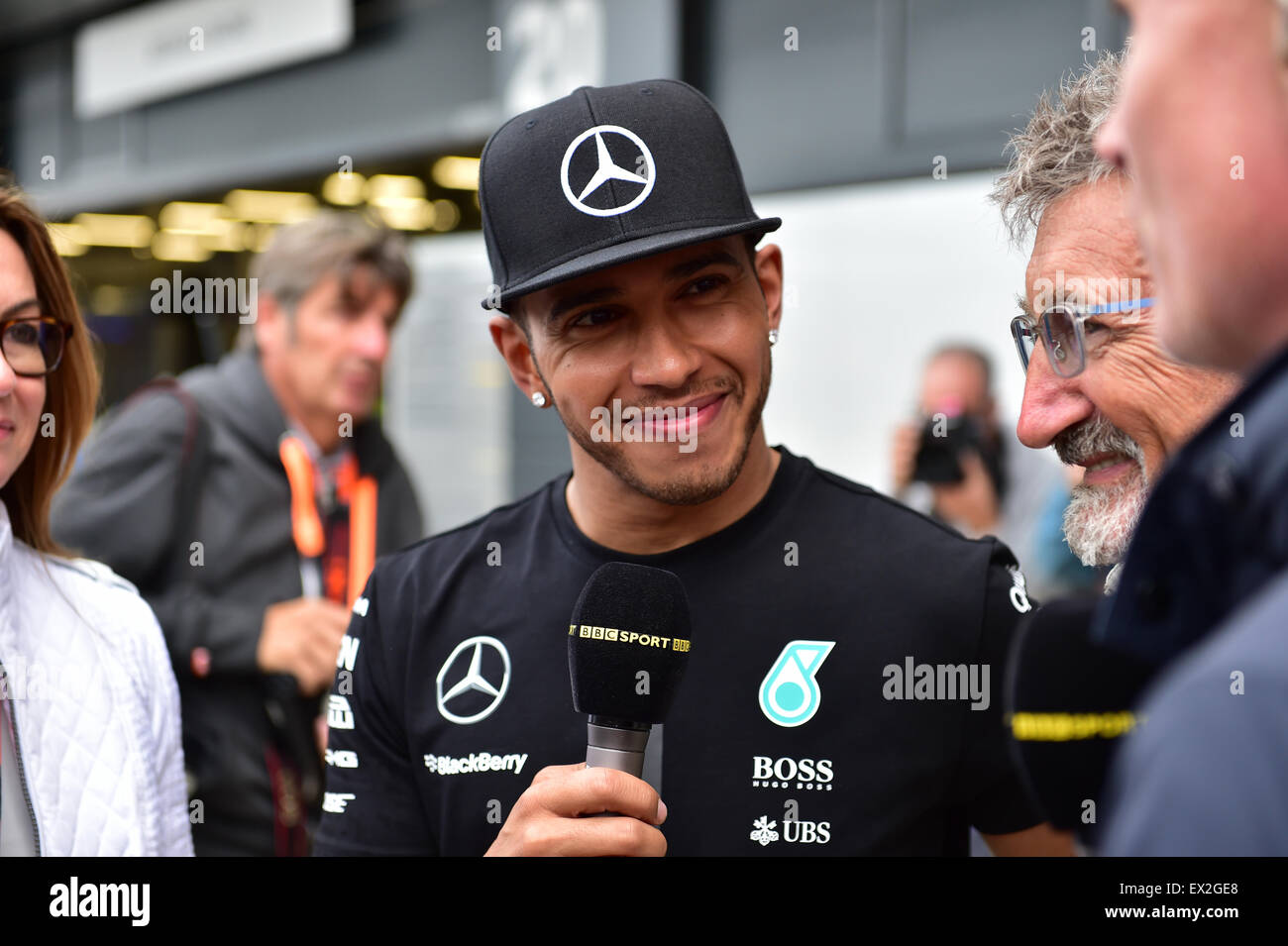 Silverstone, UK. 5th July, 2015. Lewis Hamilton (GBR), Mercedes AMG F1 ...