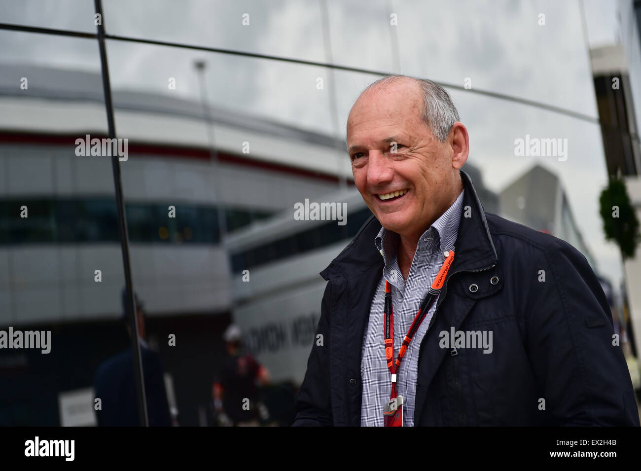 Silverstone, UK. 5th July, 2015. Ron Dennis, McLaren Honda F1 team boss ...