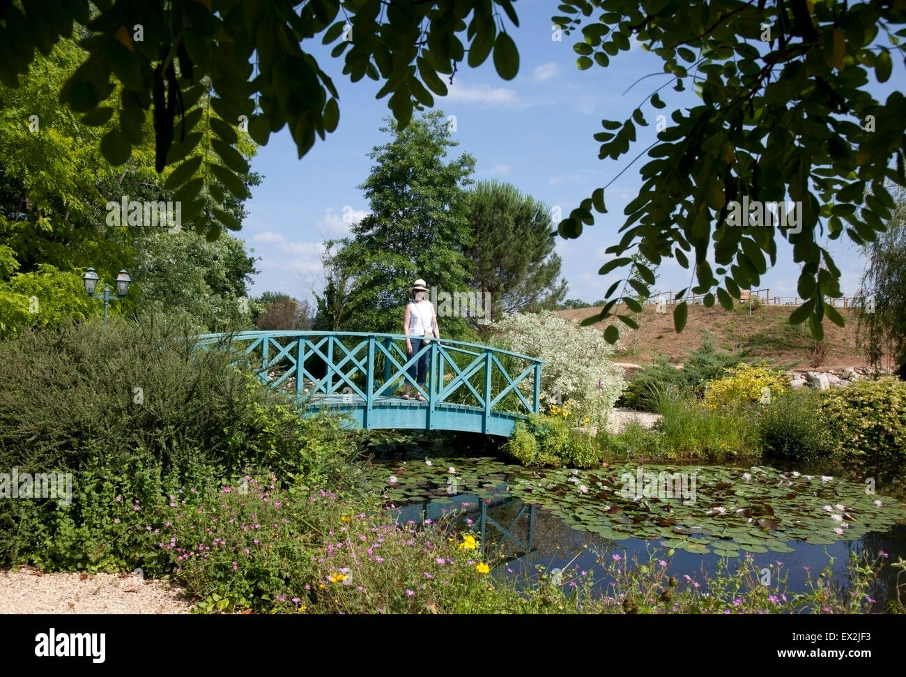 Les jardins d'eau, Carsac Dordogne France water gardens Stock Photo - Alamy