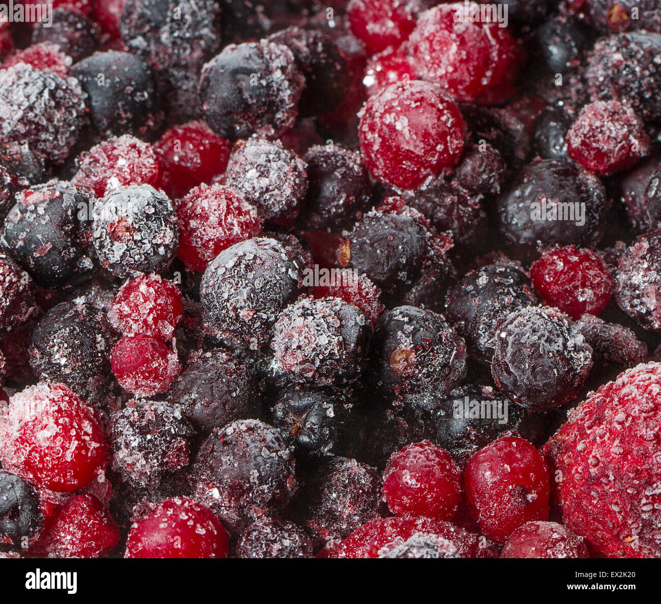 Closeup frozen mixed fruits hi-res stock photography and images - Alamy