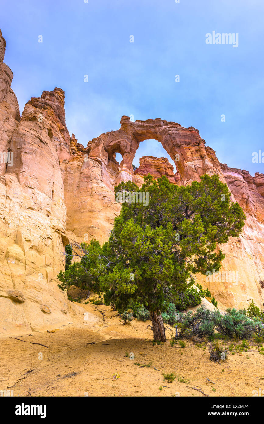 Grosvenor Arch sandstone double arch located within Grand Staircase ...