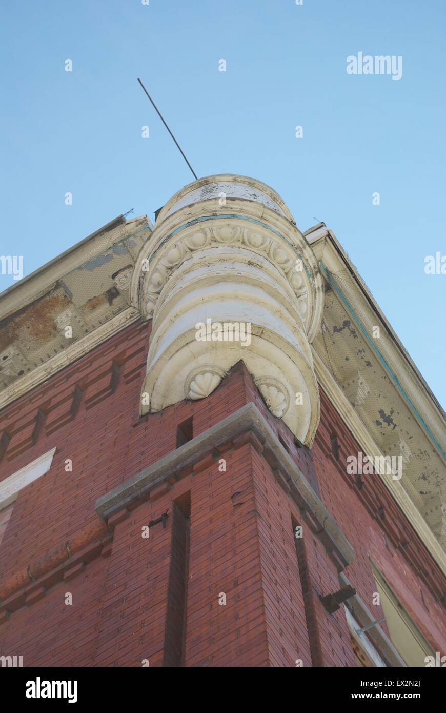 Corner turret brick building hi-res stock photography and images - Alamy