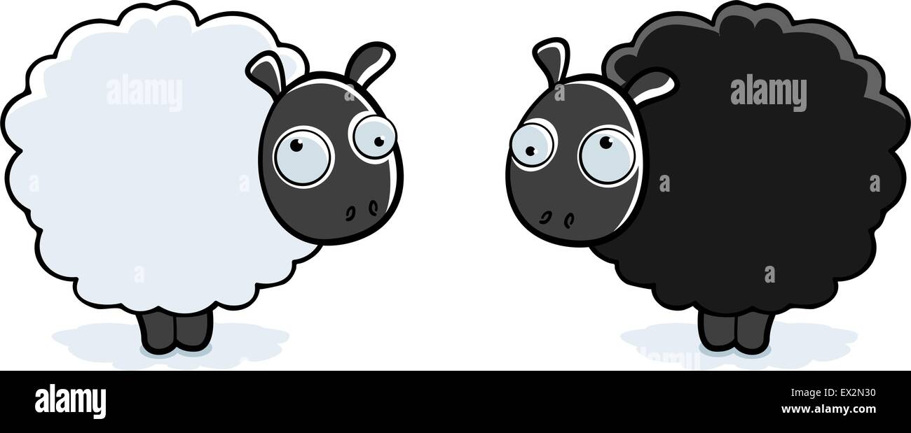Cartoon sheep hi-res stock photography and images - Alamy