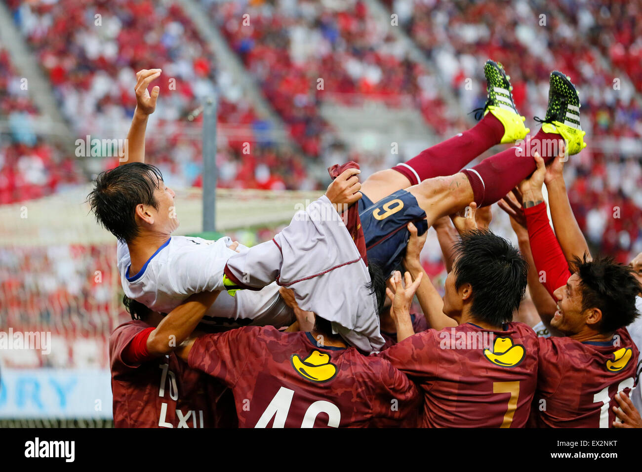 Ibaraki, Japan. 5th July, 2015. Koji Nakata Football/Soccer : A ...