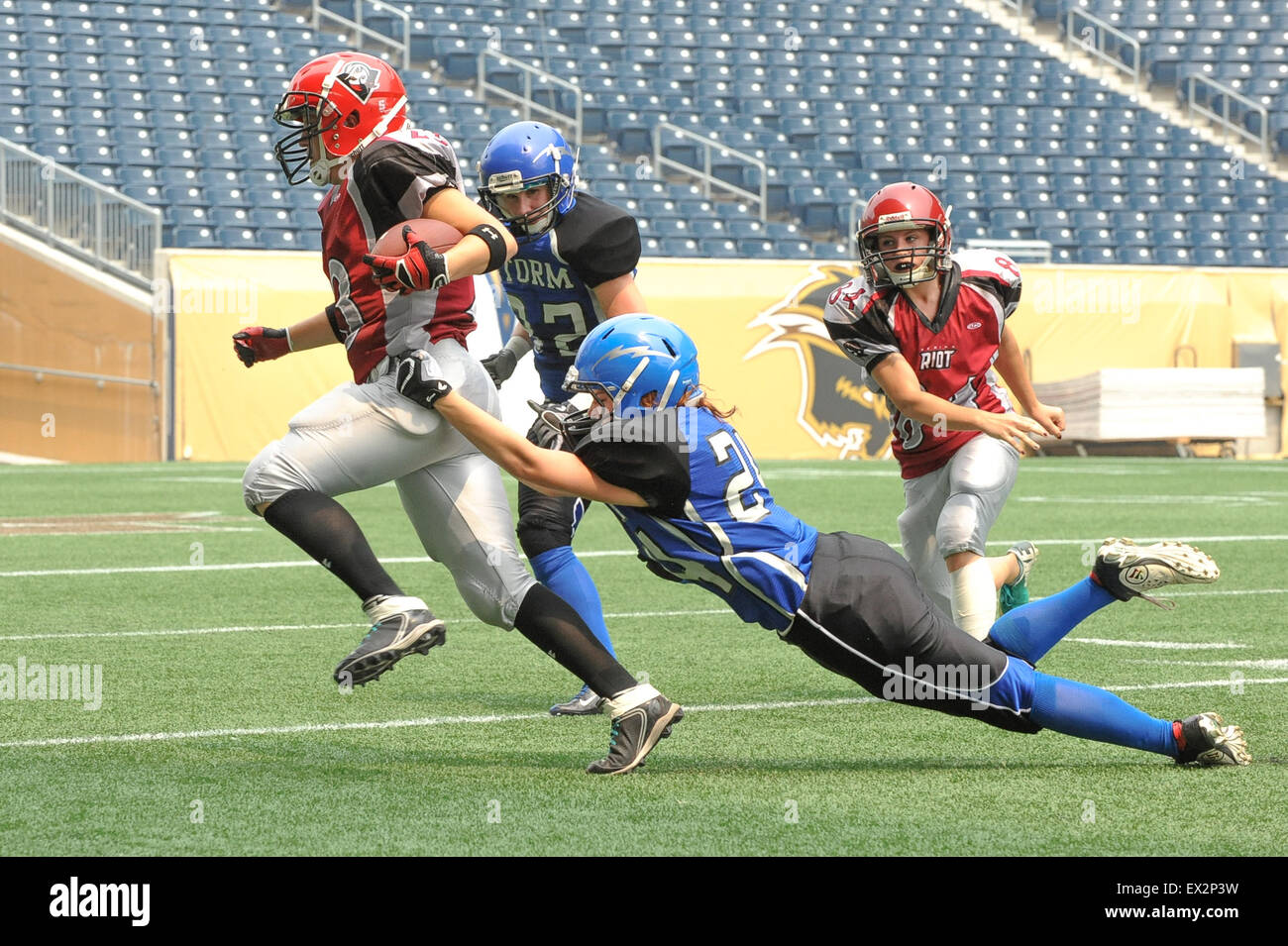 Regina Riot vs Edmonton Storm. Final game of The 2015 Western Women’s ...