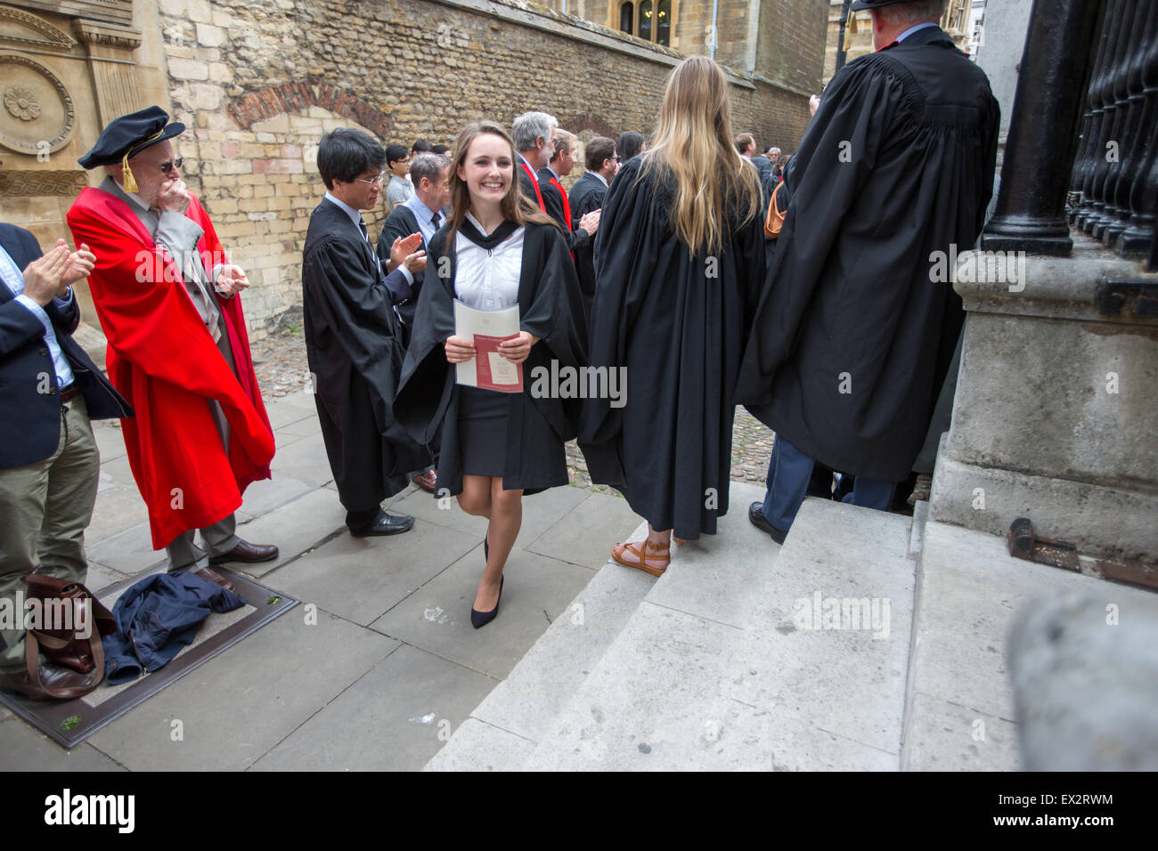 Cambridge student uniform hi-res stock photography and images - Alamy