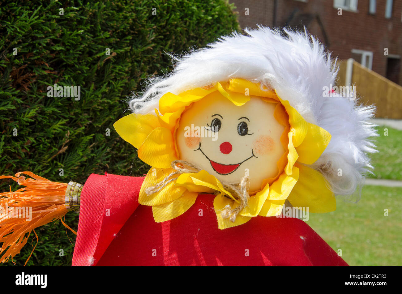 Blackrod, Uk - Local Scarecrows at village scarecrow festival in the ...