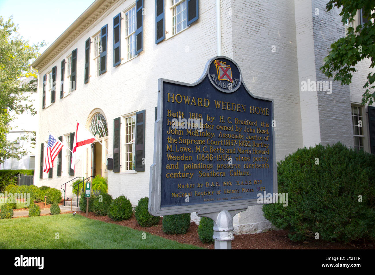 The 1819 Weeden House, in Huntsville's Twickenham Historic District ...
