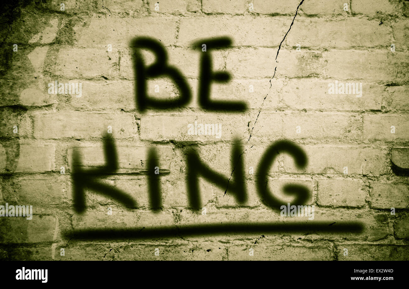 Be King Concept Stock Photo - Alamy