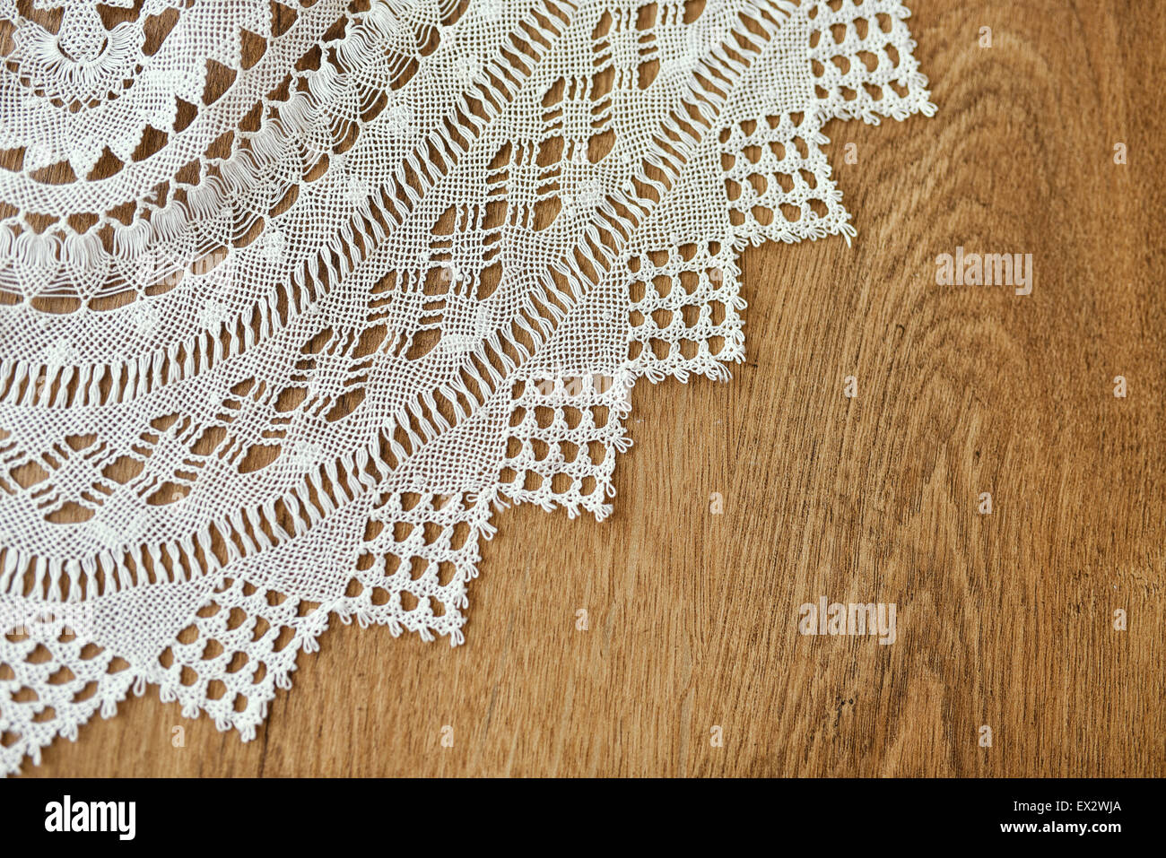 lace on the wooden background Stock Photo - Alamy