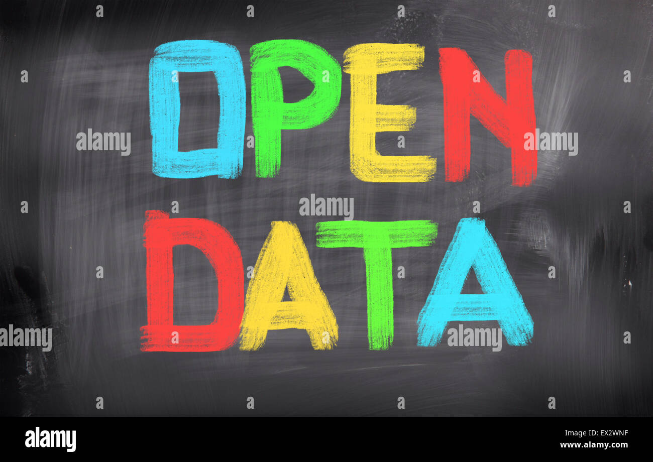 Open Data Concept Stock Photo - Alamy