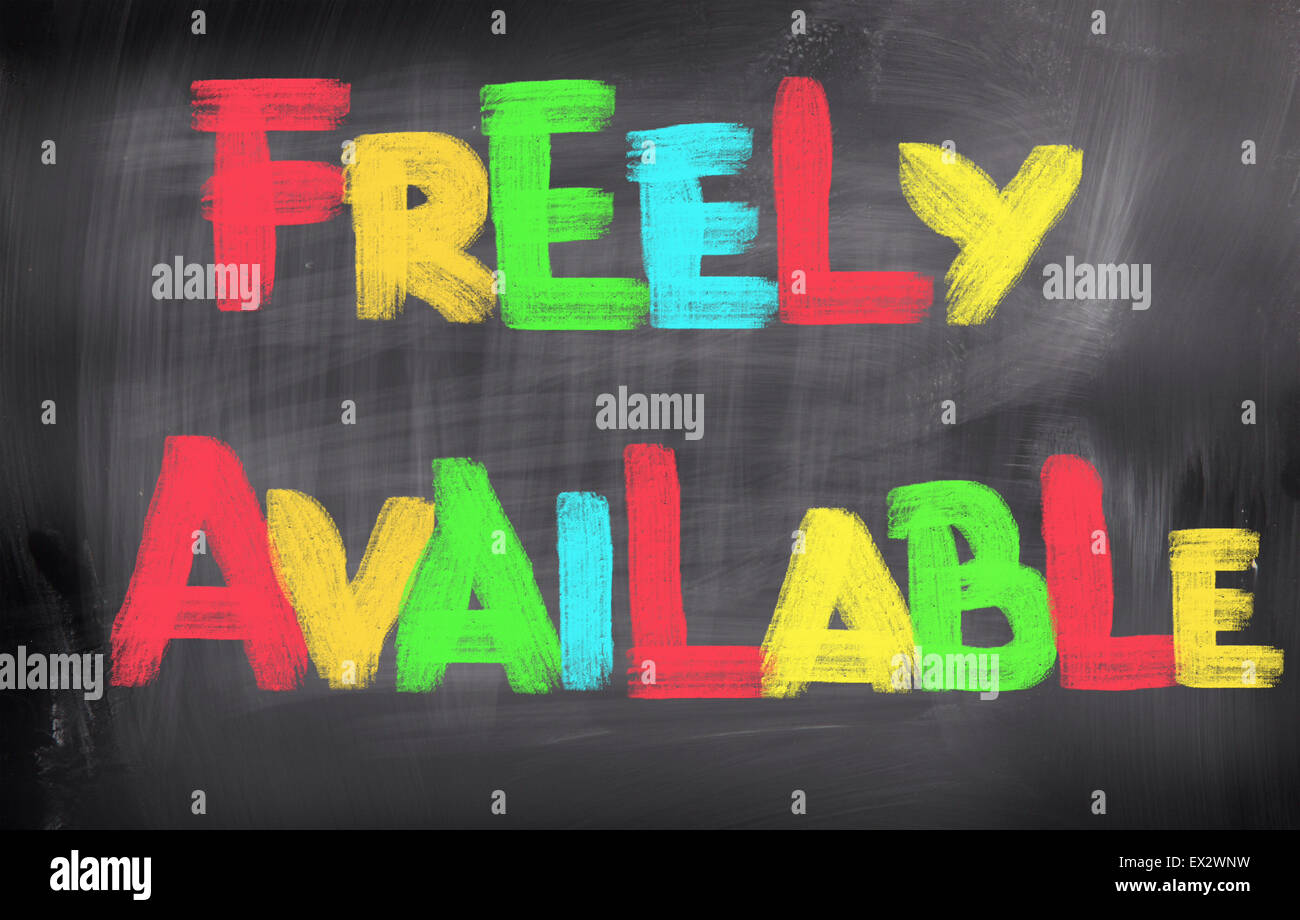 Freely Available Concept Stock Photo - Alamy