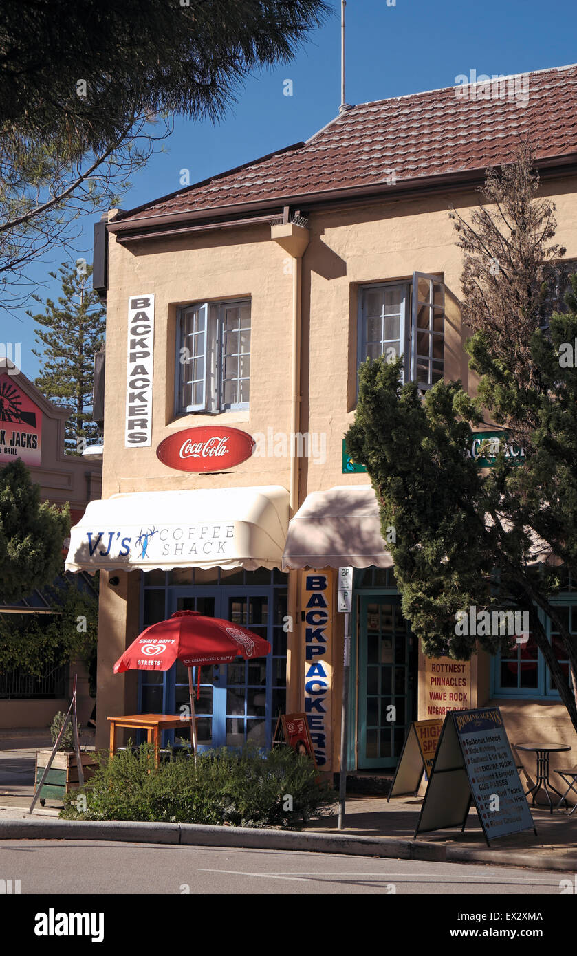 Backpackers Cafe Fremantle Perth Western Australia Stock Photo - Alamy