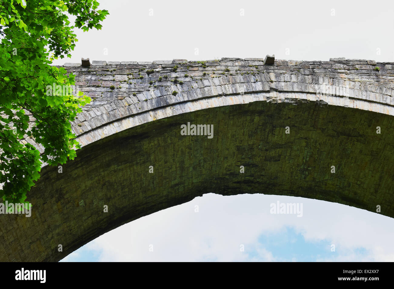 Causey Arch, the oldest surviving single arch railway bridge, near ...