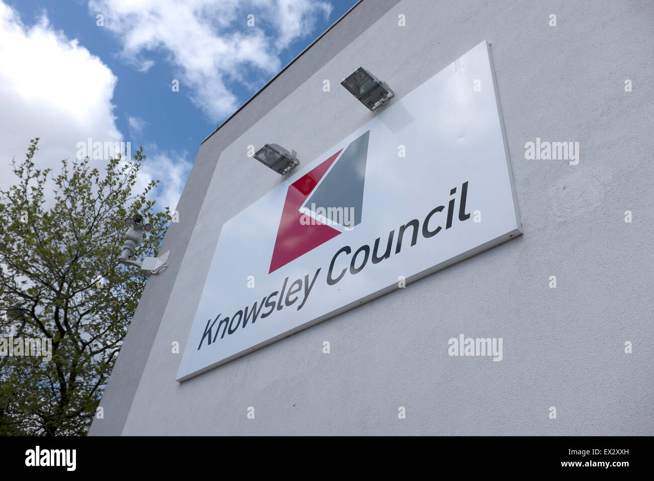 Knowlsey Borough Council HQ Building Sign Stock Photo - Alamy