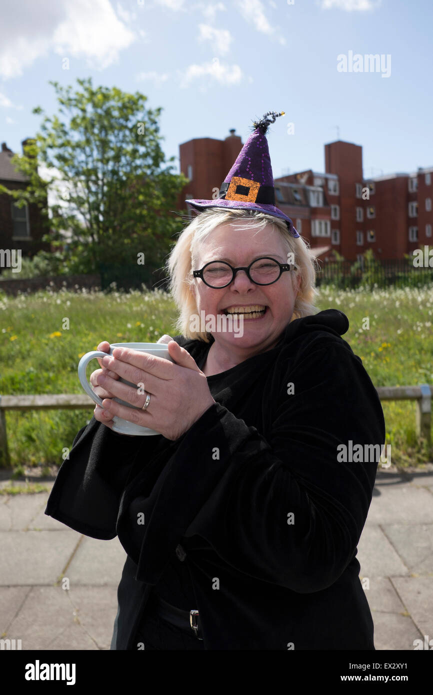 Happy witch hi-res stock photography and images - Alamy