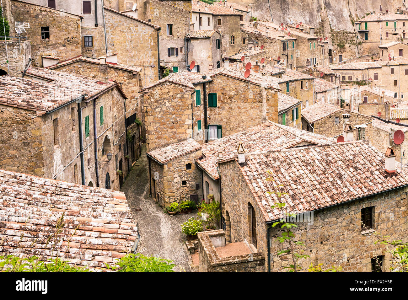 Sorano tuscany hi-res stock photography and images - Alamy