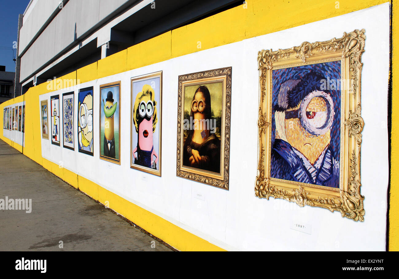 Minions movie promotional artsy posters hi-res stock photography and ...