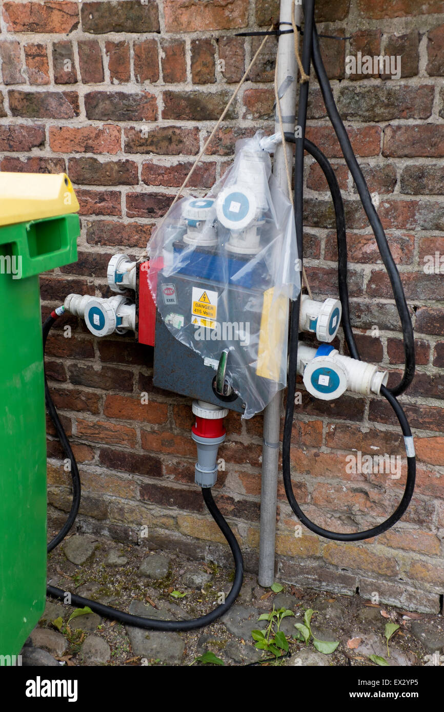 Temporary power supply hi-res stock photography and images - Alamy