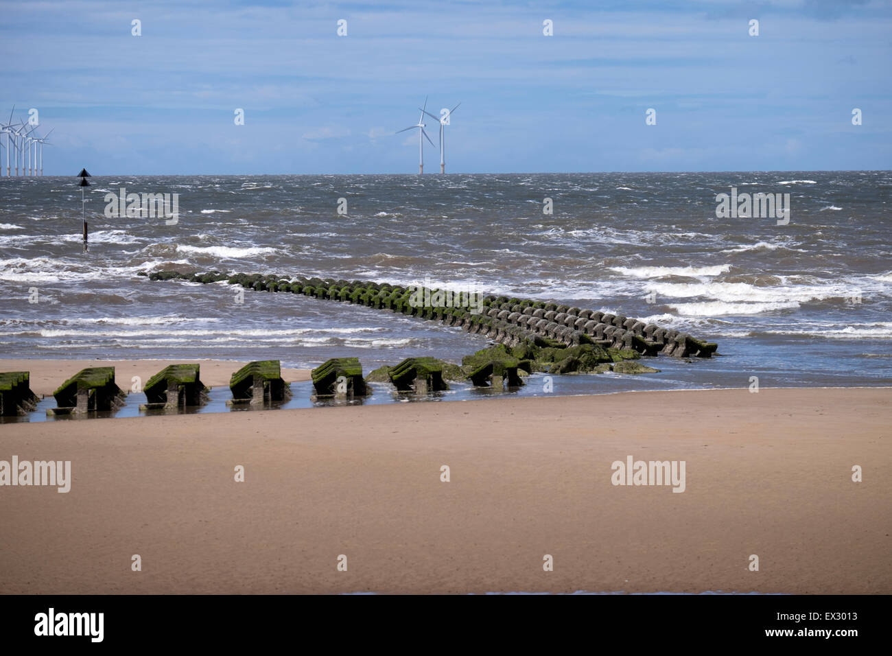 Sea Defences Concrete Groyne Erosion Coastal Sand Stock Photo - Alamy