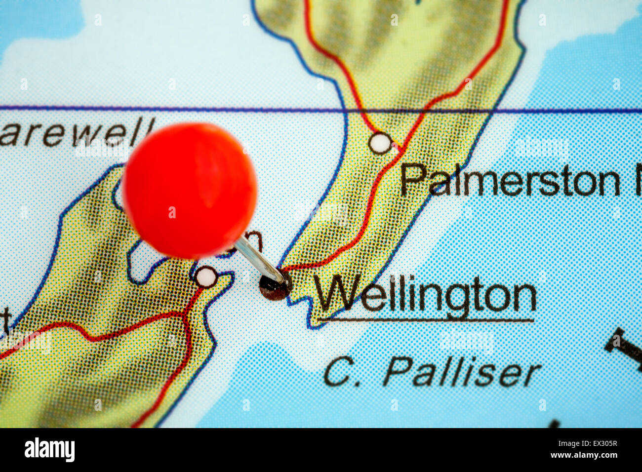 Map of new zealand hi-res stock photography and images - Alamy