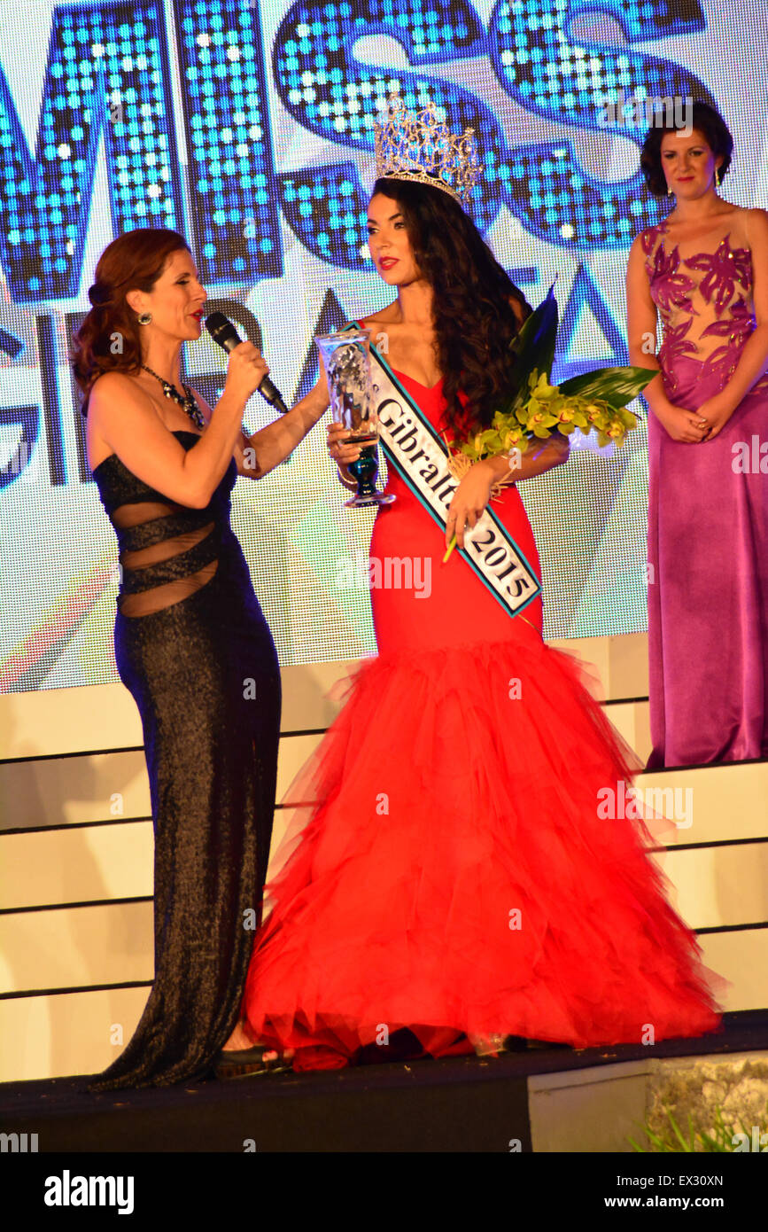 Gibraltar - 5th July 2015 - Gibraltarian Hannah Bado was crowned Miss ...