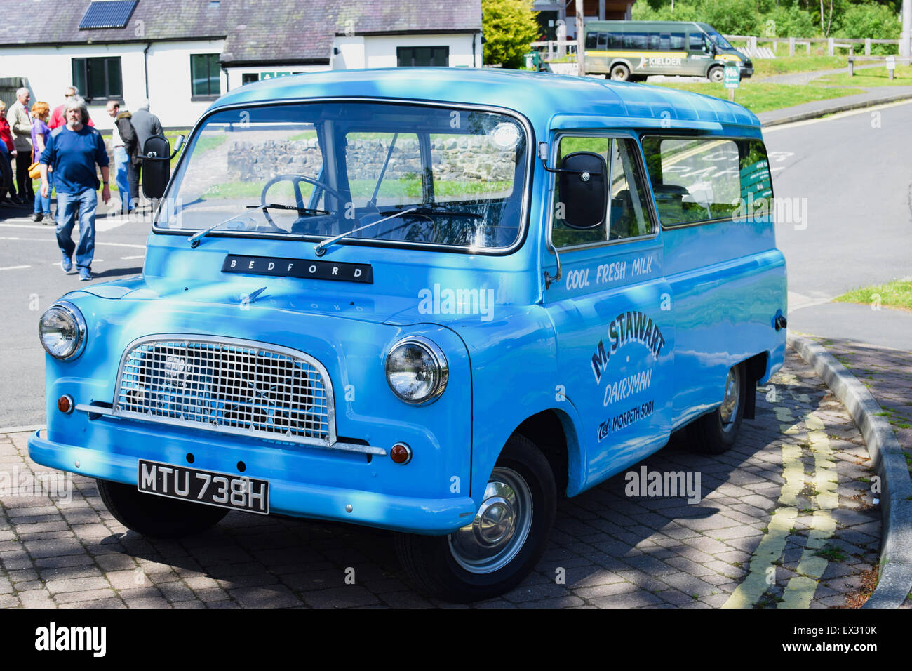 Old 1969 Bedford milk van at Kielder Vintage Vehicle Show ...