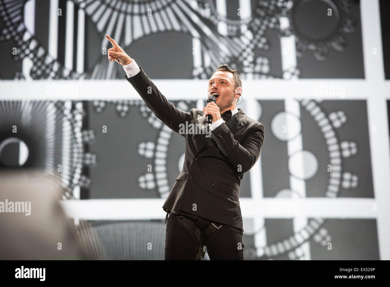 Milan, Italy. 05th July, 2015. The Italian pop singer and song-writer ...