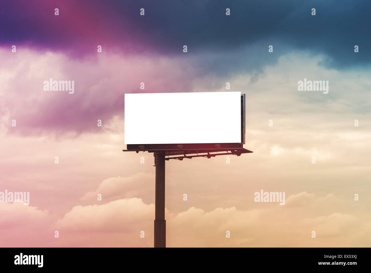 Blank billboard hoarding sign hi-res stock photography and images - Alamy